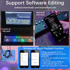 M-VAVE TANK-G Multi-effects Guitar Pedal, 36 Presets, Delay, Reverb, M ...