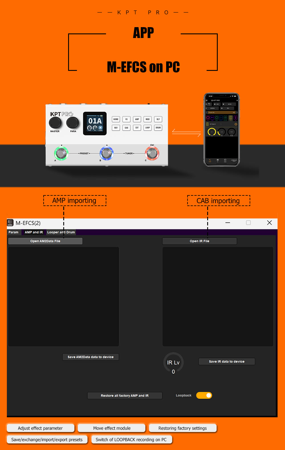 Yuimer KPT PRO Multi-effects Processor TANK G Pedal Pro Version ANN Ne ...
