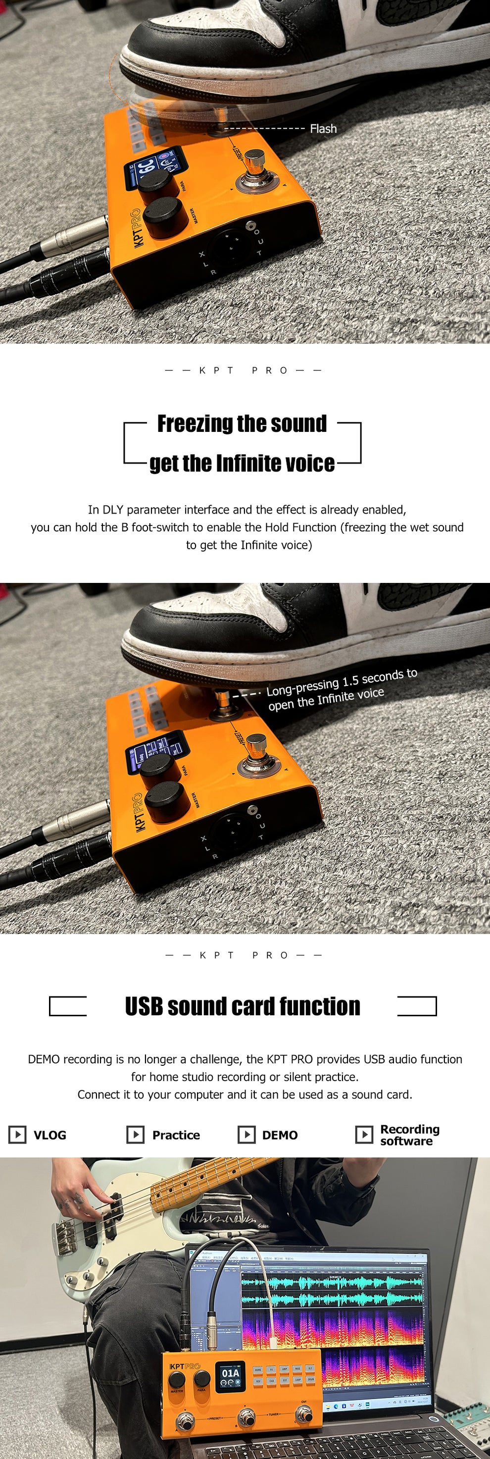 Yuimer KPT PRO Multi-effects Processor TANK G Pedal Pro Version ANN Ne ...